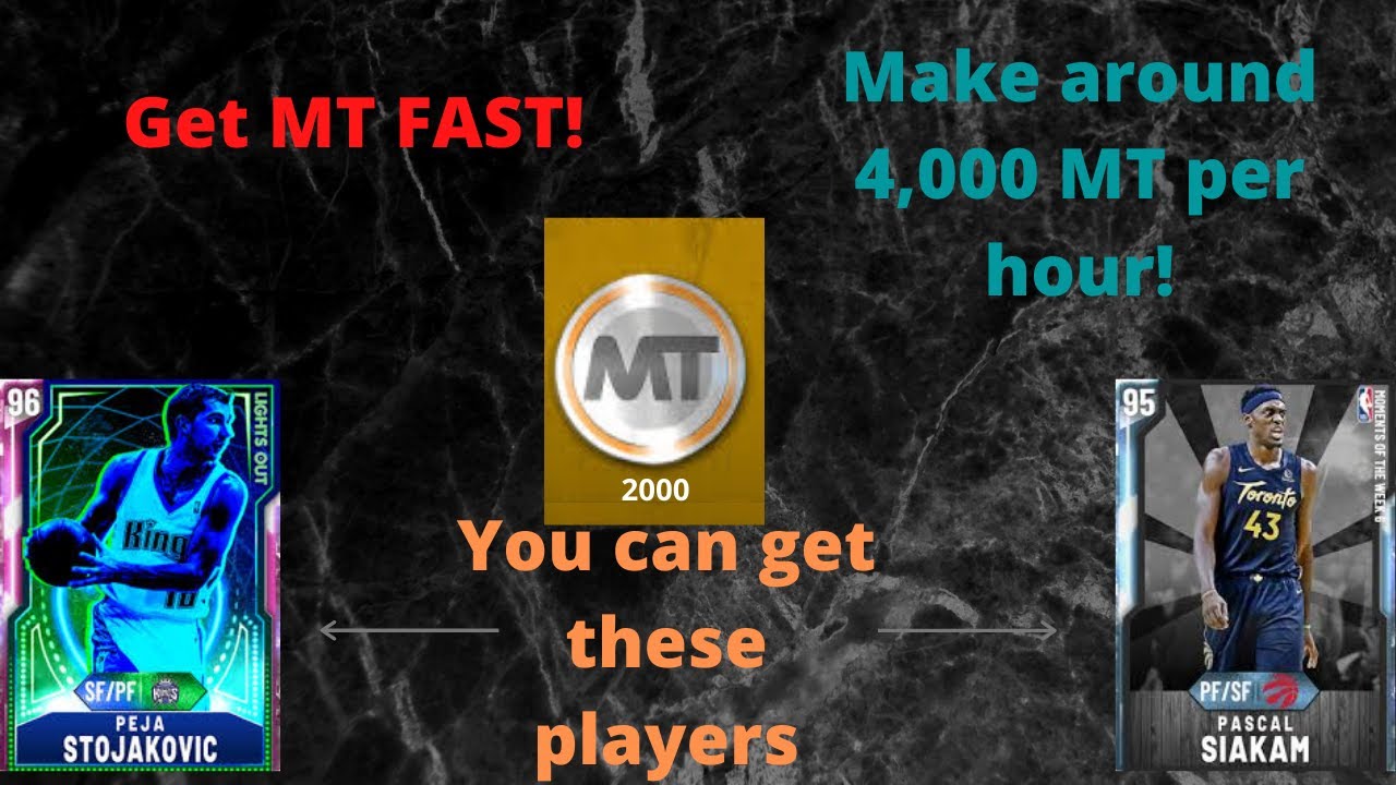 How to make MT fast! (NBA 2K20) - YouTube
