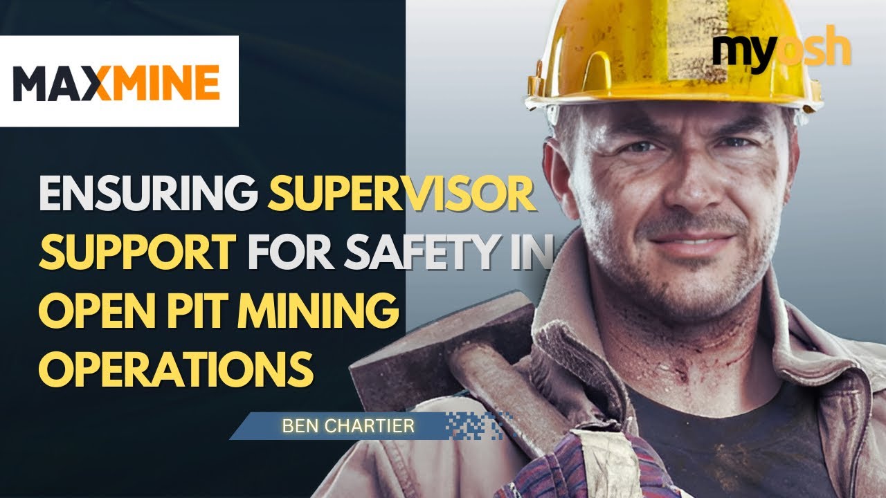 Supporting Supervisors To Ensure Safety In Open Pit Mining Operations ...
