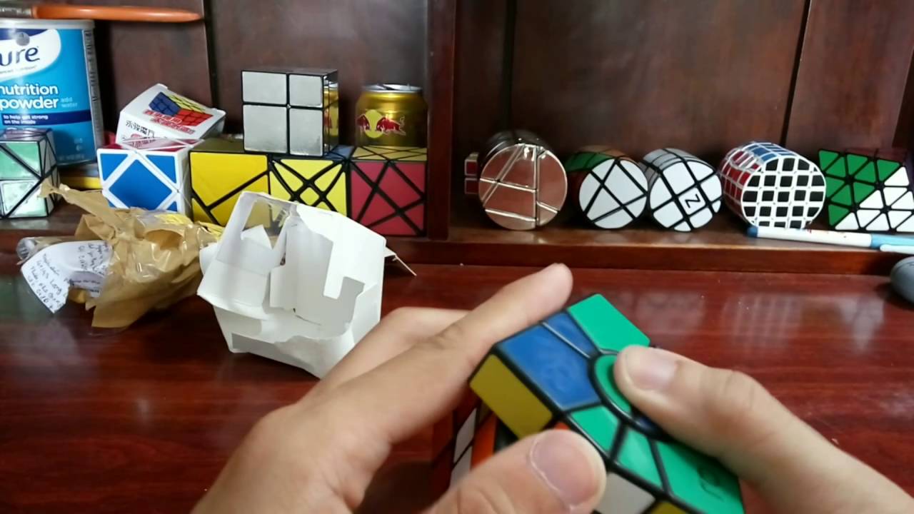 Mở gói Rubik Super Square 1 - YouTube