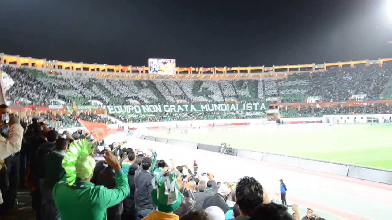 CM des Clubs 2013, les TIFOS DU RAJA, HD 1/4: RAJA vs Auckland City FC ...