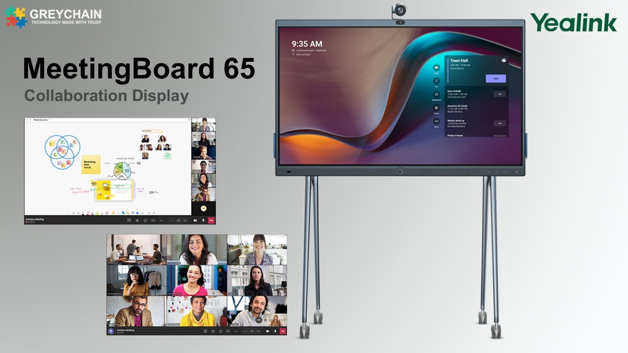 Yealink Meeting Board 65"/86" - YouTube