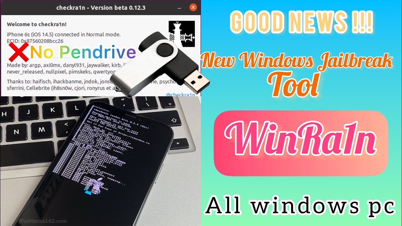 Windows jailbreak WinRa1n tool - YouTube