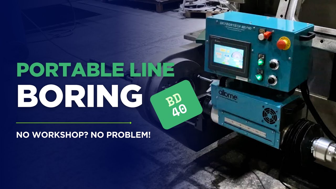 BD 40 Portable Line Boring Machine | Power in the Field! 🔧 # ...