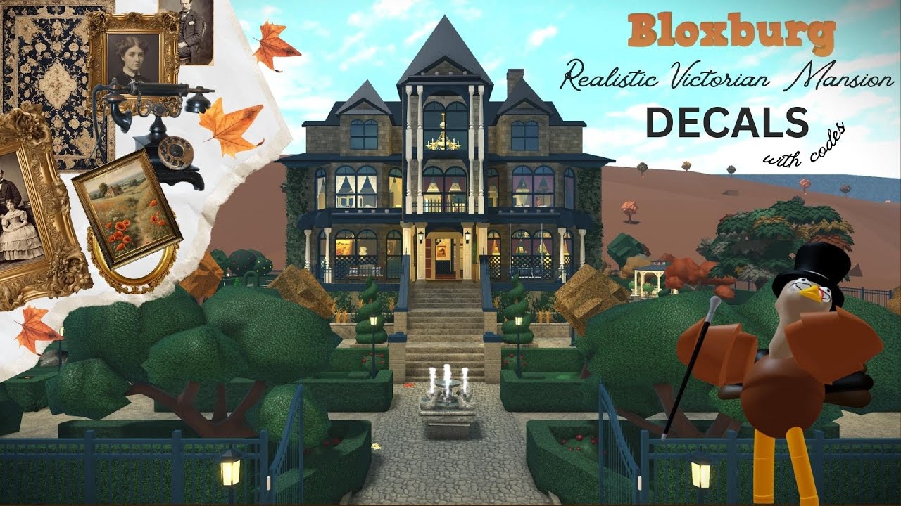 Must-Have Bloxburg Decals for Classic Victorian Style - YouTube