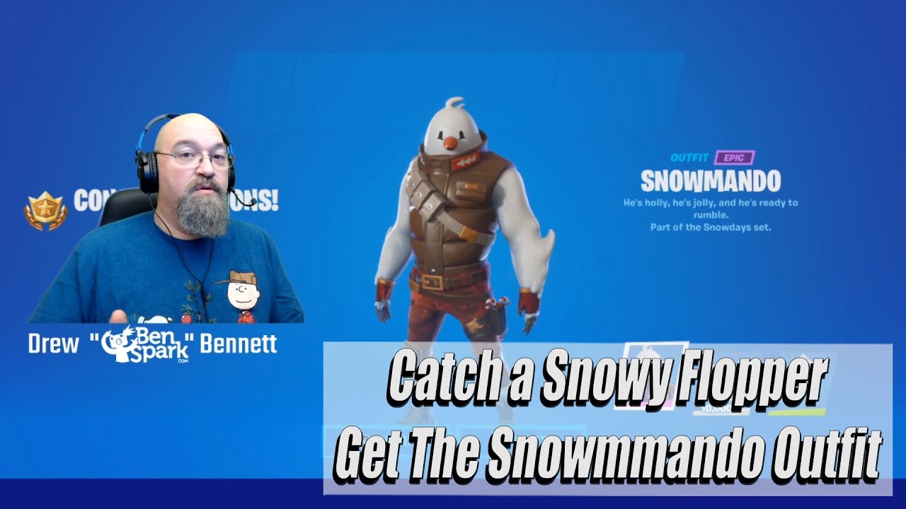How to Catch a Snowy Flopper and Get the Snowmmando Outfit - Fortnite ...