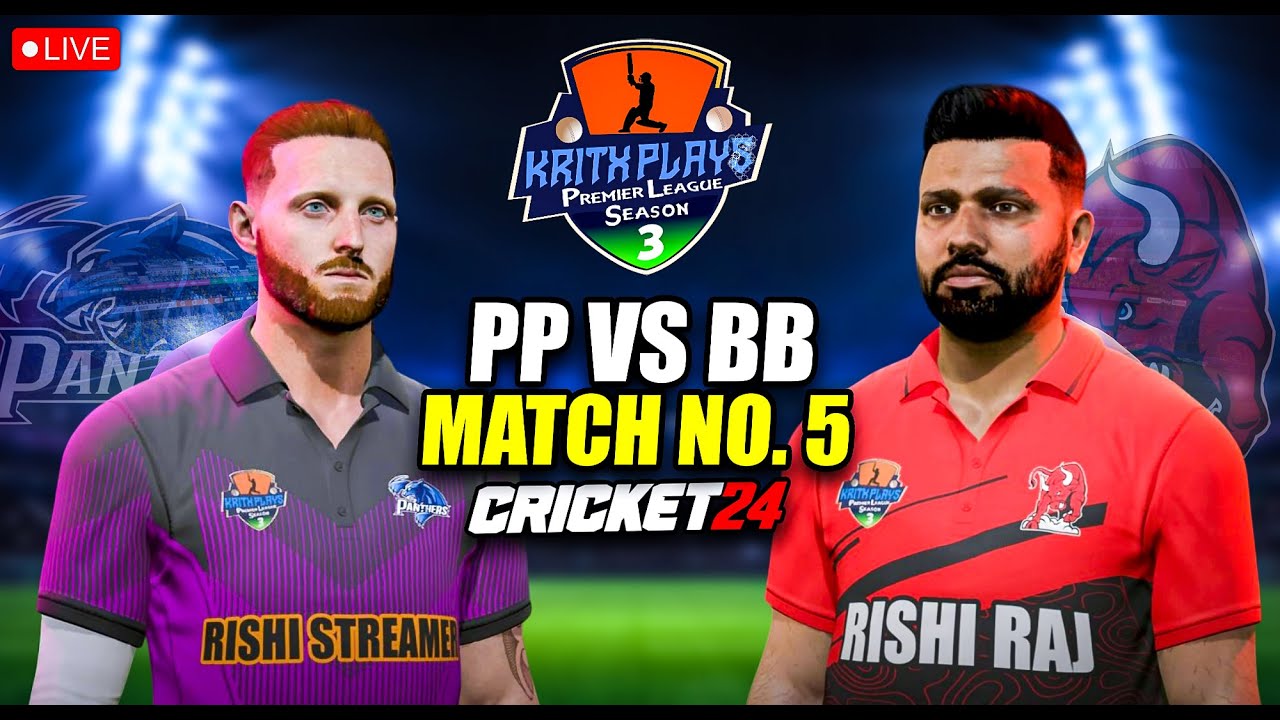 PATNA VS BENGALURU | MATCH NO. 4 | KPPL SEASON 3 | CRICKET 24 - LIVE ...