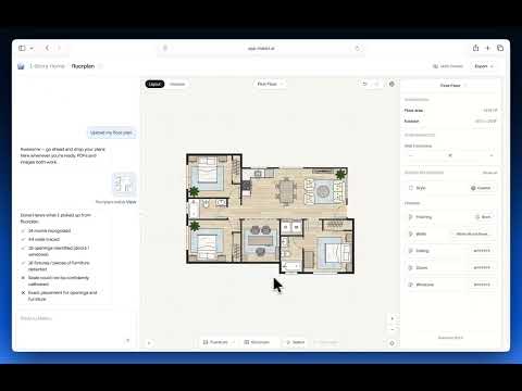 Upload Any Floor Plan. Edit It Instantly with AI | Maket Tutorial
