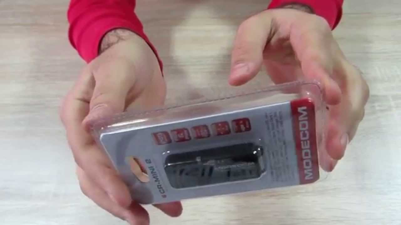 CR MINI2, Modecom Card Reader CR-Mini 2, чорний, зовнішній - YouTube