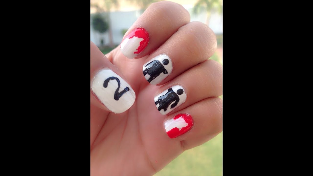 Exclusive 2 States Nail Art - YouTube