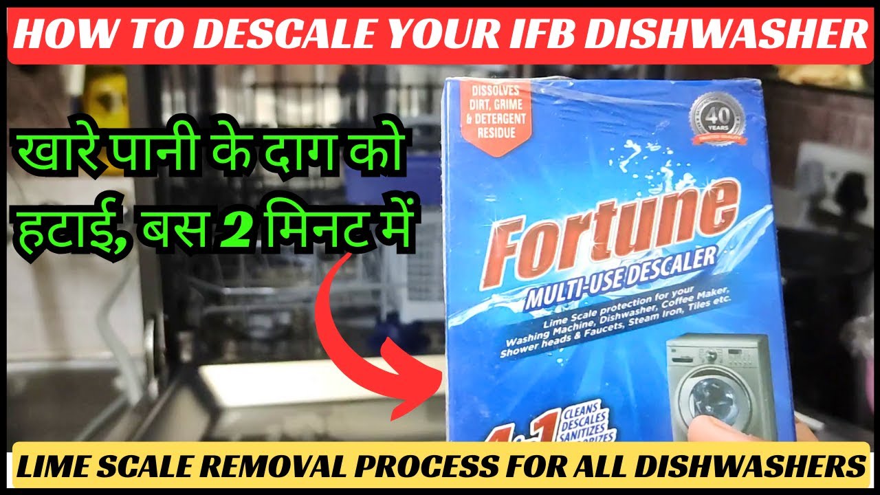 How To Remove Limescale Deposits from Your Dishwasher | Descale Your ...