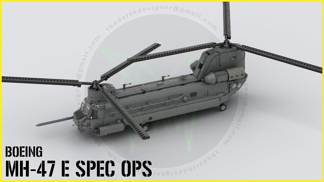 Mind-blowing LEGO BOEING MH-47E at 1:35 Scale Review! - YouTube