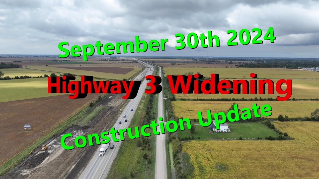 Highway 3 Widening Update Revealed - YouTube