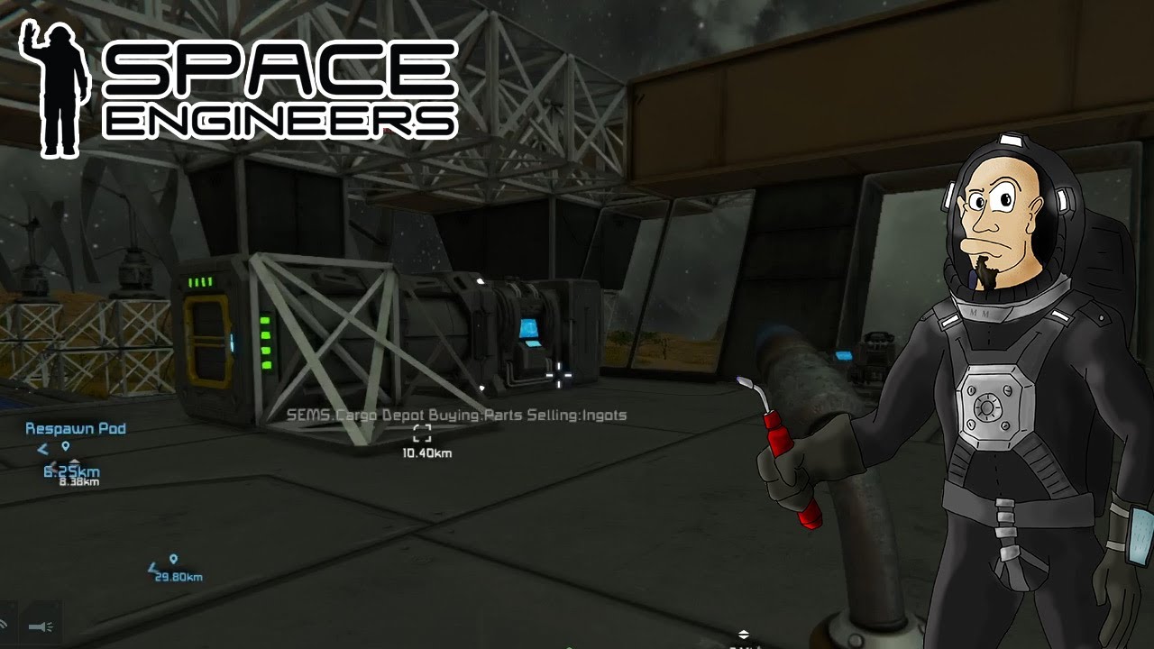 Space Engineers Coop Stream Part 6 - Wird das etwa ein Gebäude? - YouTube