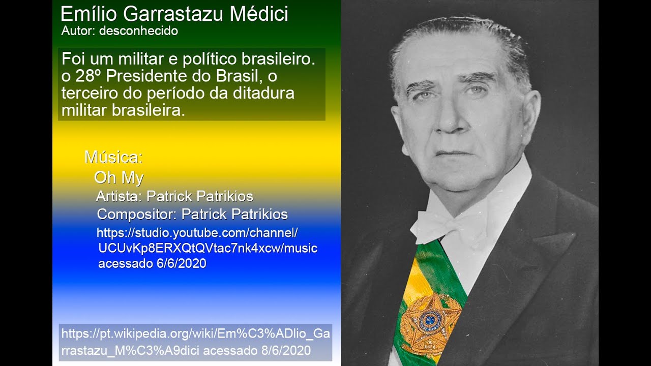 Emílio Garrastazu Medici - YouTube