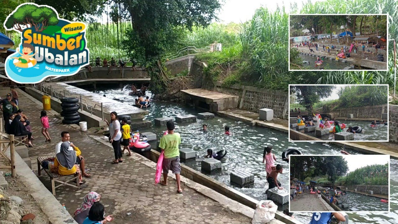 SUMBER UBALAN Asli Air Sumber wisata Baru di Blitar - YouTube