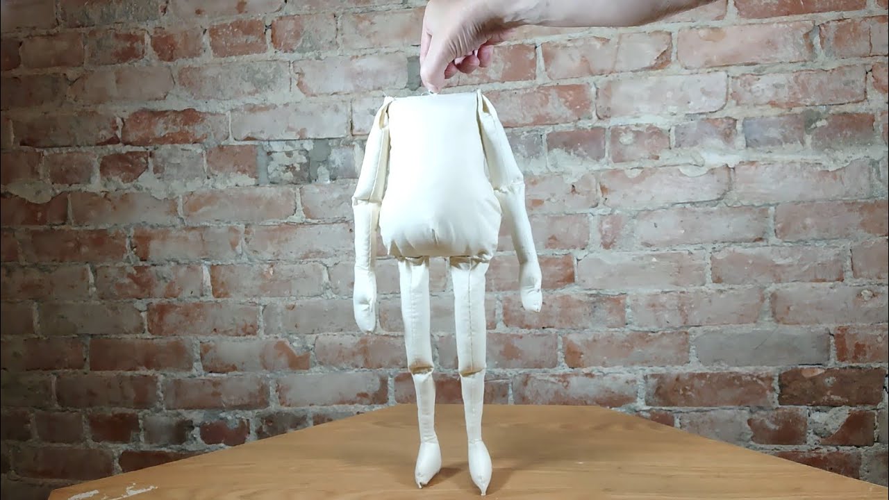MAKING CLOTH BODY FOR SANTA CLAUS MARIONETTE PART ONE - YouTube
