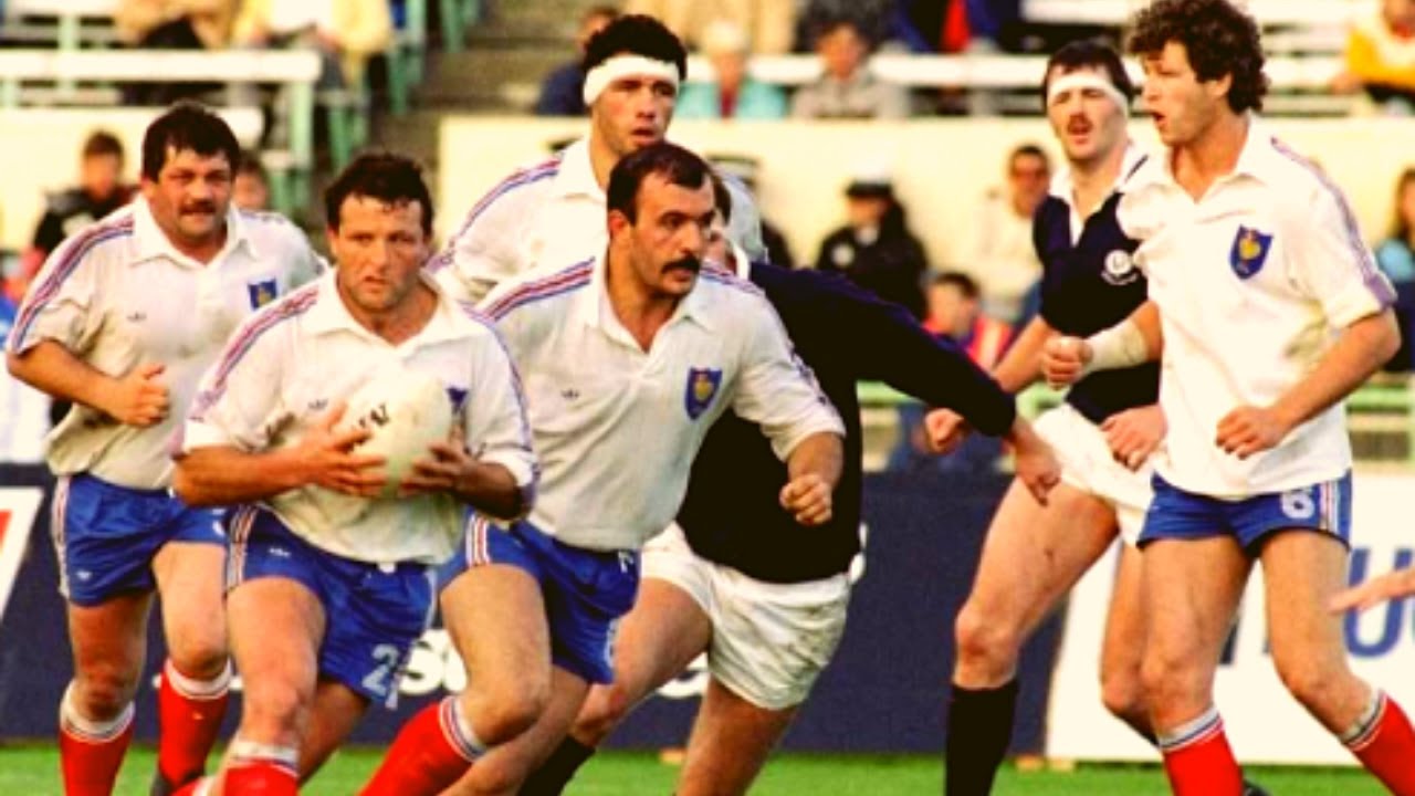 Rugby France Ecosse Coupe du Monde Rugby 1987 - YouTube