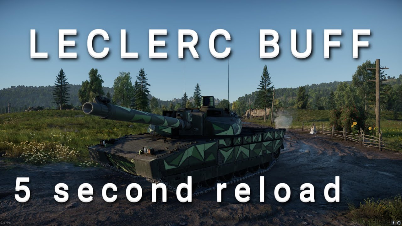 Is a reload buff enough for the Leclerc Series? - War Thunder - YouTube