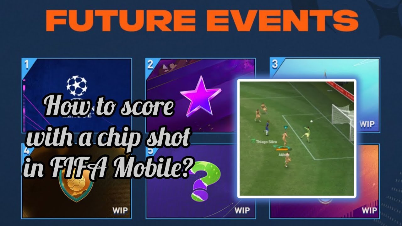 How to score with a chip shot in FIFA Mobile?😒😟☹️😕 - YouTube
