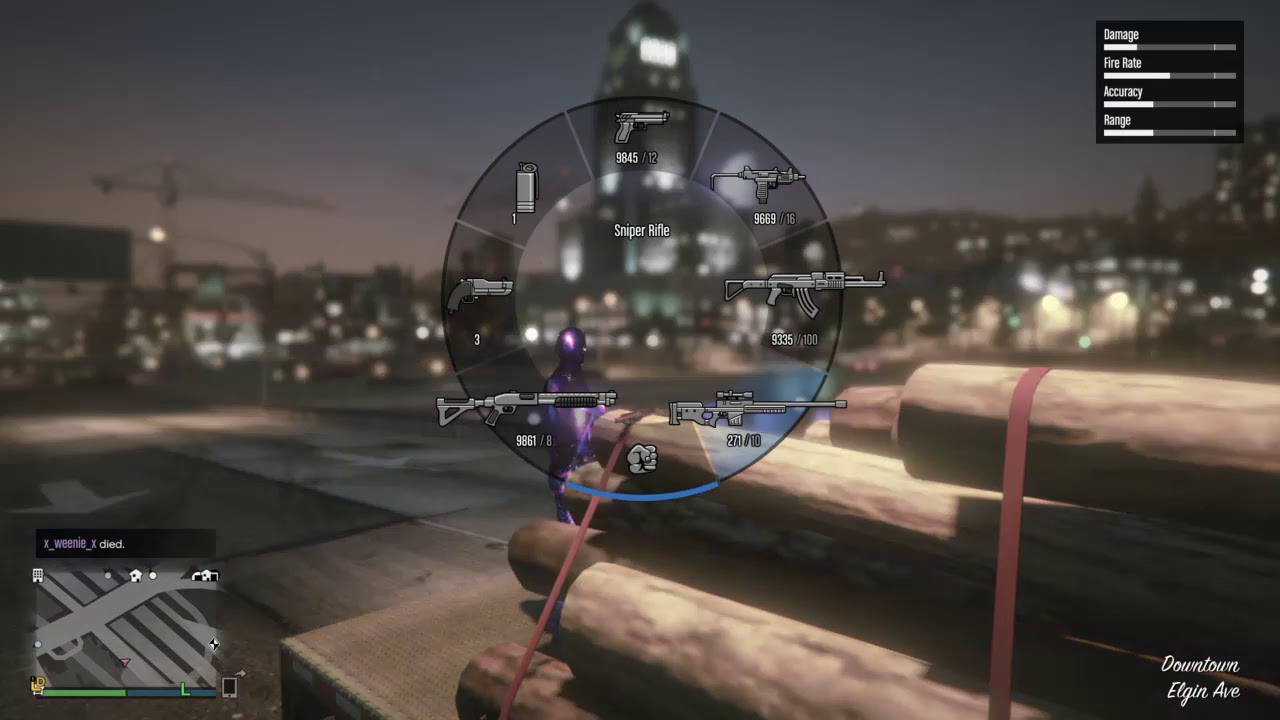 GTA Online: INCREDIBLE SNIPER SHOT - YouTube