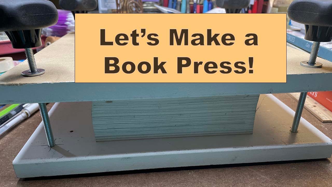 How to Make a Bookbinding Press for Cheap! - YouTube