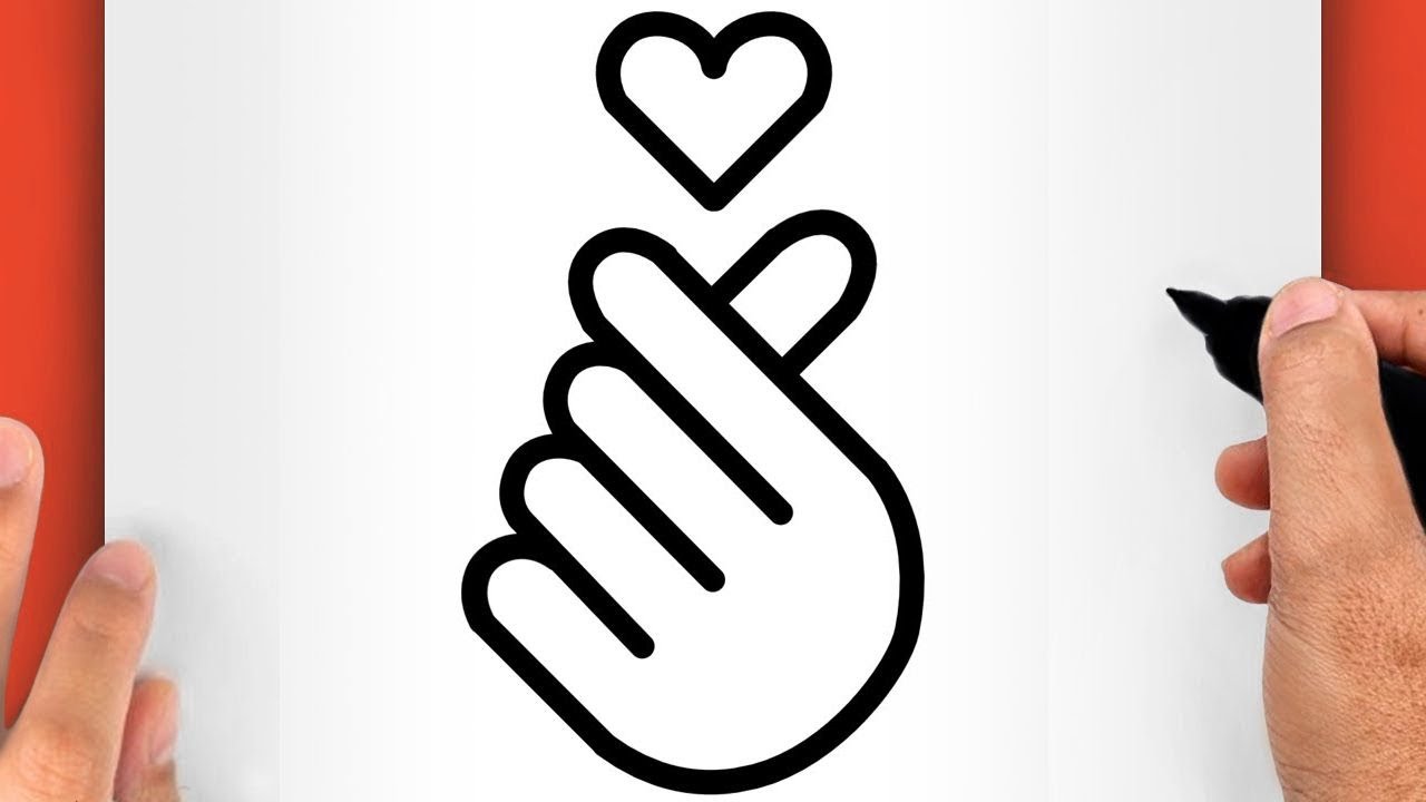 HOW TO DRAW A HEART (EASY) - Cute Heart Drawing (EASY) - YouTube