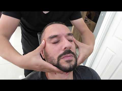 ASMR Turkish Barber Massage to Famous Movie Star Emir Benderlioğlu