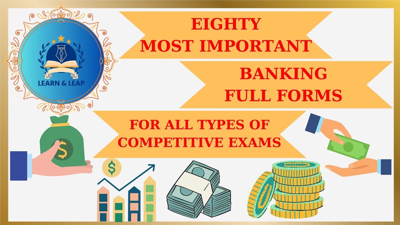 Banking Full Forms You NEED to Know for Competitive Exams! 👩‍🎓📚 - YouTube