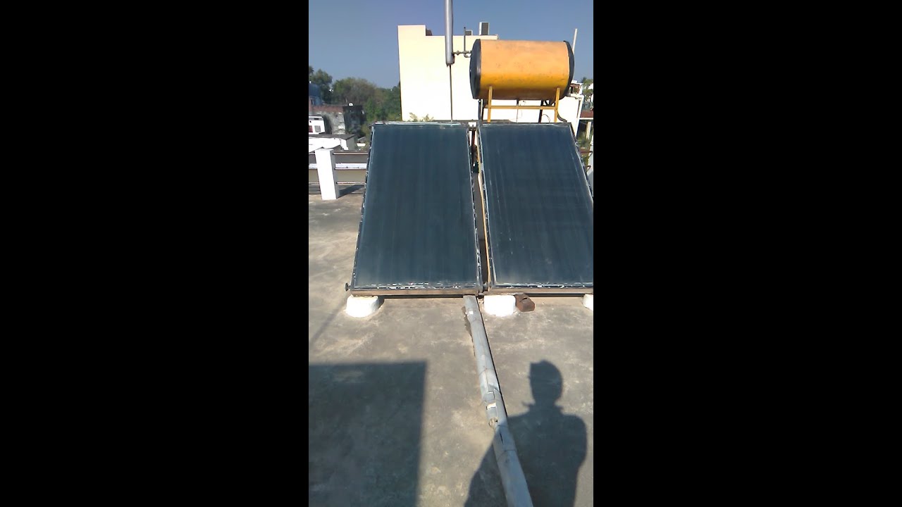 Changing Electronic rod in Tata Solar water Heater. - YouTube