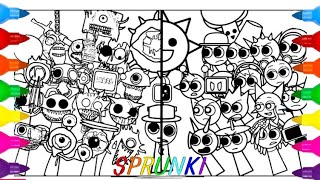 Sprunki Incredibox Big Coloring Pages How To Color All Original Sprunki ...