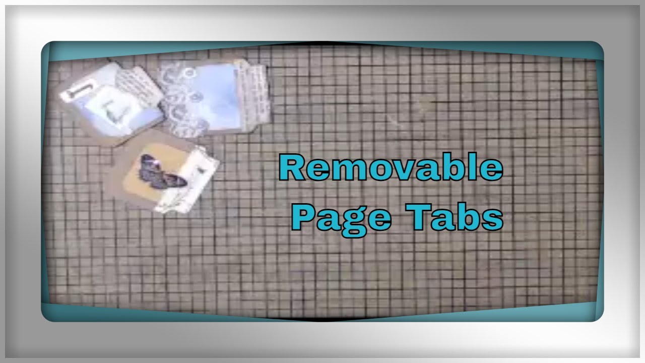 removable page tabs hidden paperclip project - YouTube