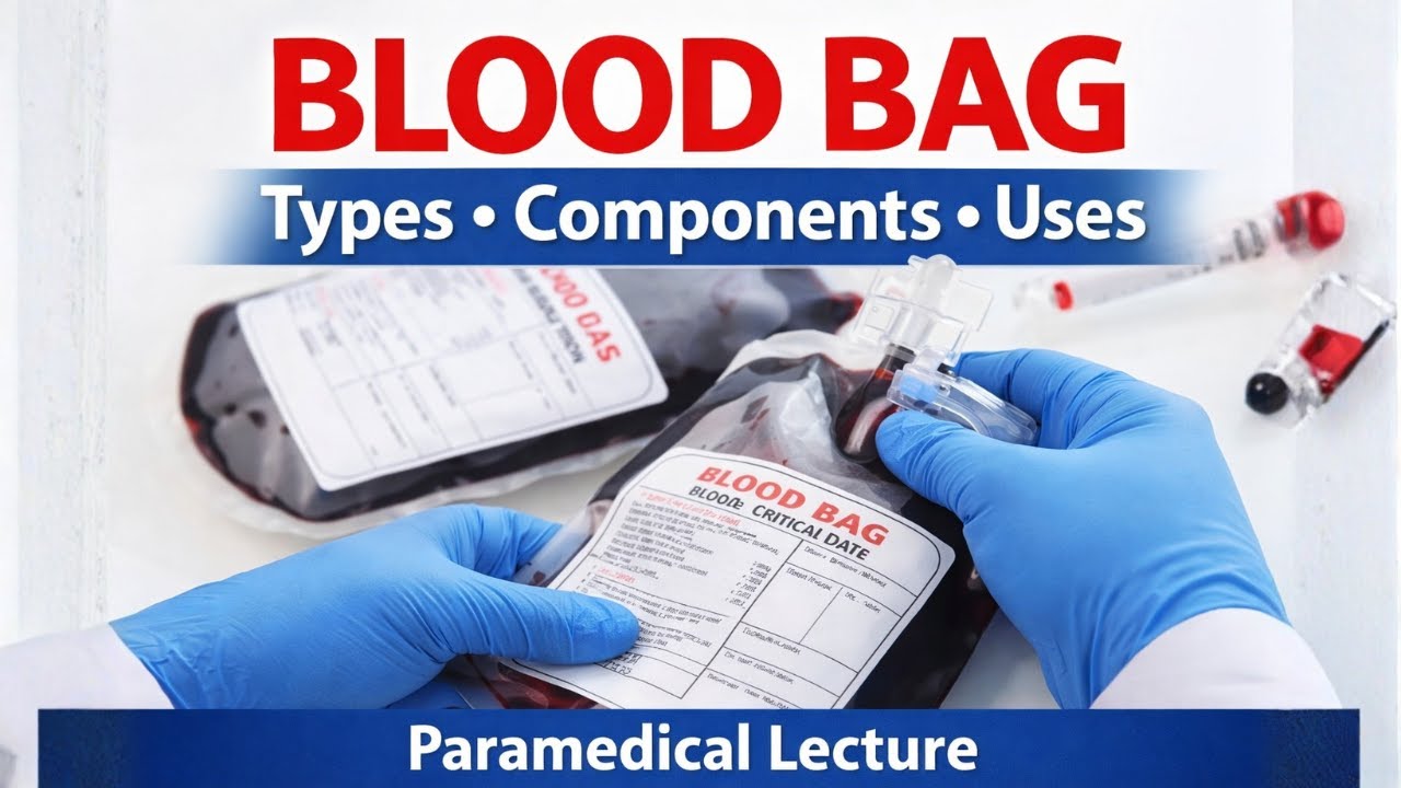 Blood Bag Explained | Blood Collection, Storage & Uses | Paramedical ...