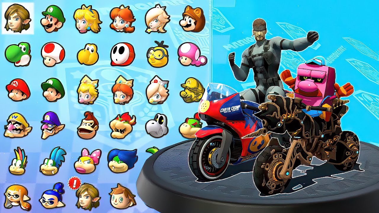 Mario Kart 8 Deluxe - Solid Snake and Gerome in Sell Cup|The Top Racing ...