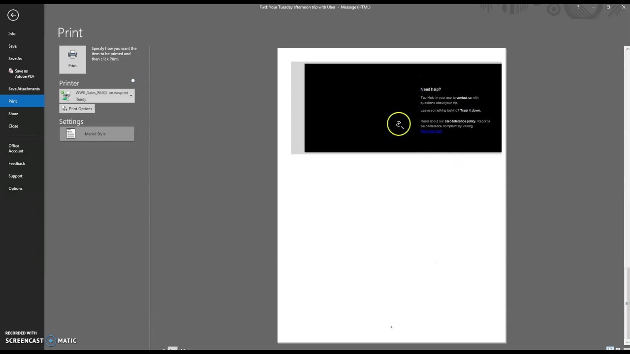 Accessing Uber Receipts for Expense Reports - Jmayard - YouTube