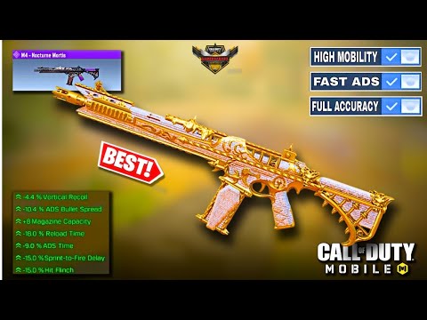 M4 Best Gunsmith Cod Mobile // Fast ADS + No RECOIL // Call of Duty ...