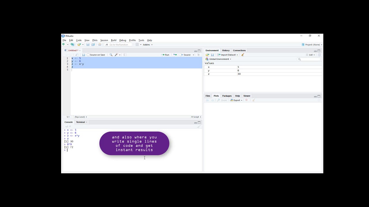 A Quick Tour of RStudio Interface - YouTube