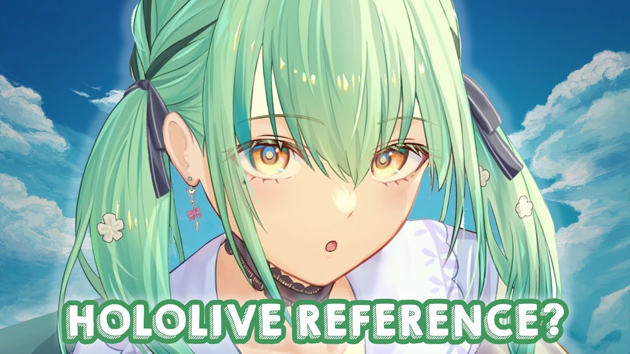Fauna: "Is that a hololive reference?" - YouTube
