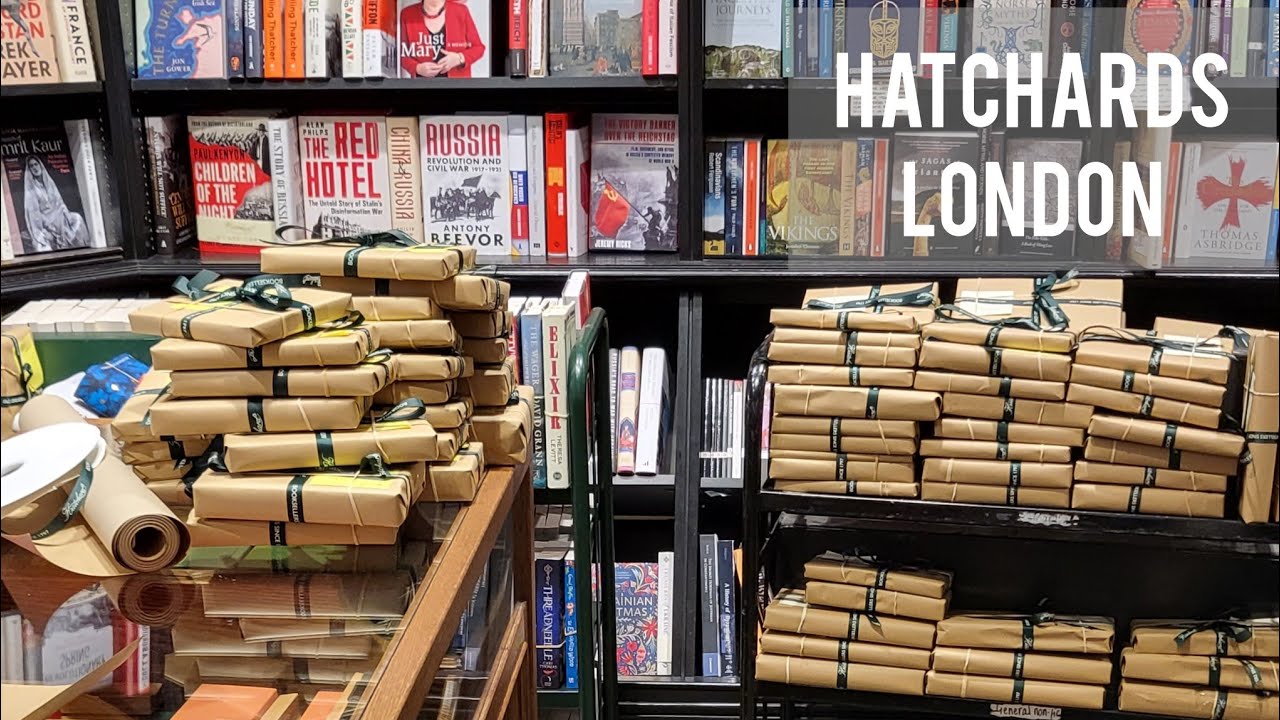 [1 min] London - Hatchards: Historic Bookstore opened in 1797 with ...