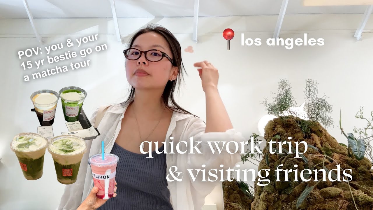 POV: the trip finally makes it out of the chat 🌴 hanging out in LA ...