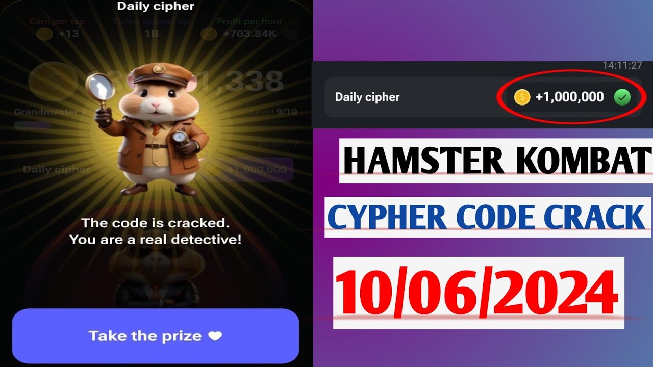 HAMSTER KOMBAT DAILY CYPHER MORSE CODE TODAY 10/06/2024 - YouTube