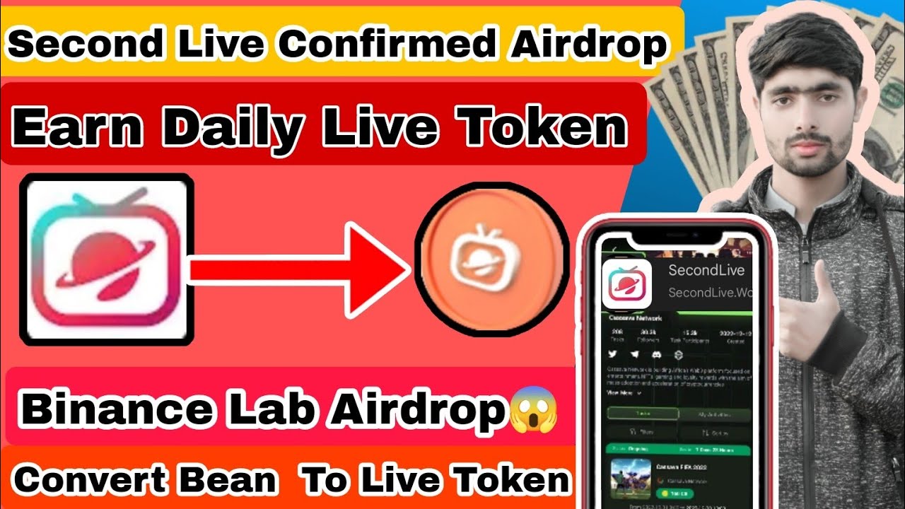 Second Live Airdrop || Earn Unlimited Bean || Second live Earn Live ...