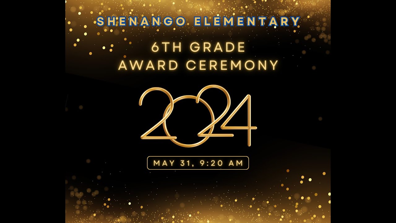 Shenango Elementary 6th Grade Award Program 2024 - YouTube