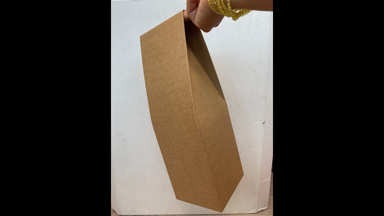 How to Shape an Eco-Single Bottle Pinch Top Box - Flexi Hex - YouTube