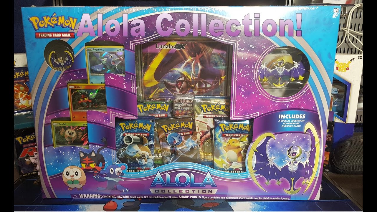 Pokemon Cards- Alola Collection! (Moon Box!) - YouTube