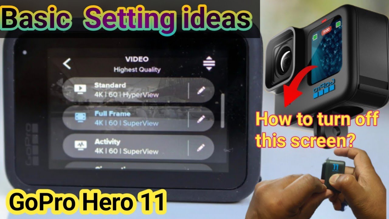 Basic Setting of GoPro hero 11 Vlog-43 - YouTube