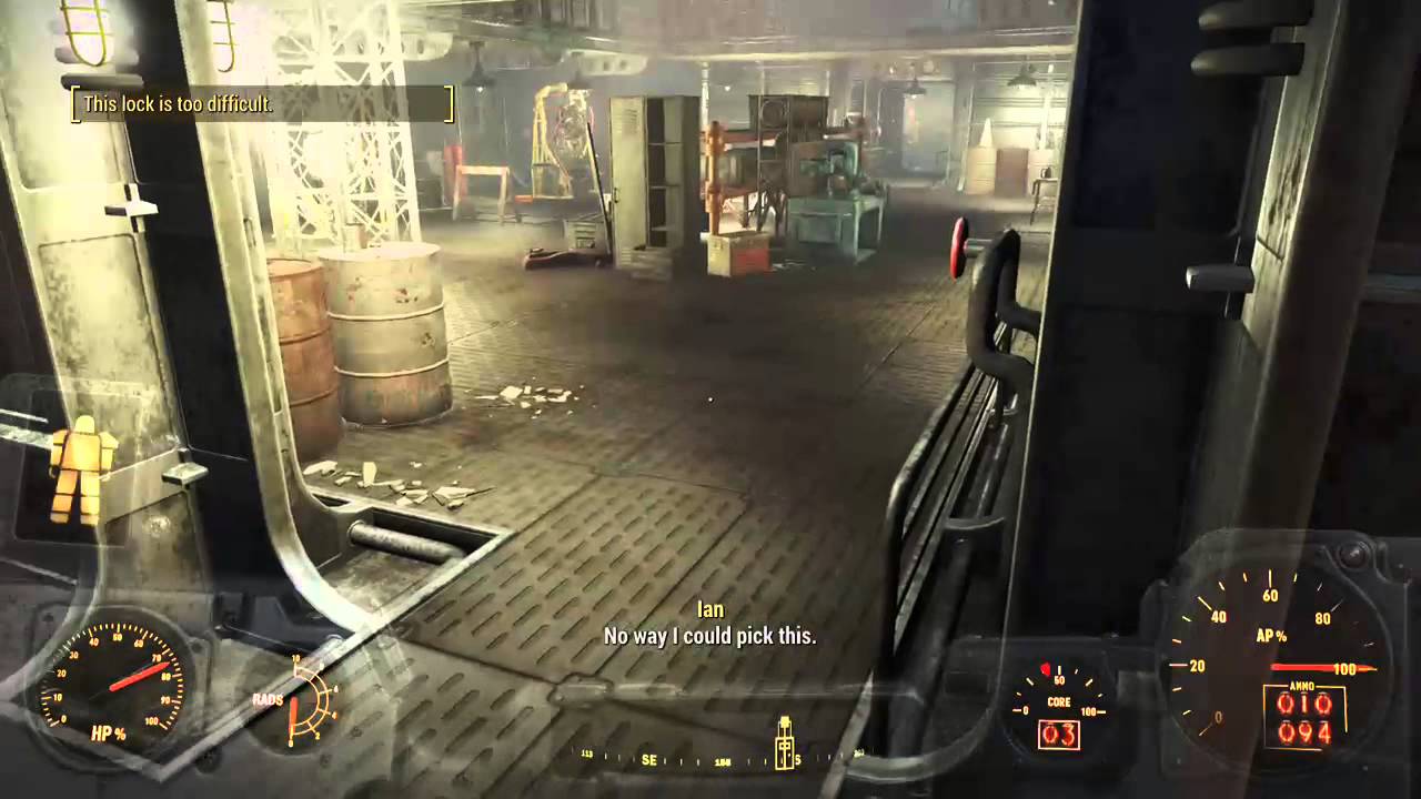 Fallout 4 master lock cheat feat Cait - YouTube