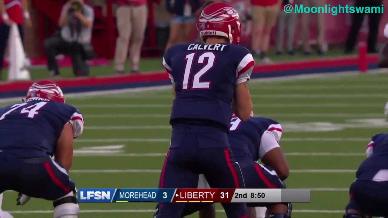 QB Stephen "Buckshot" Calvert vs Morehead State (2017) - YouTube