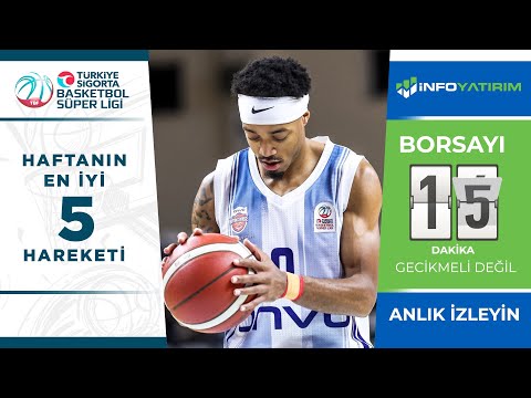 İnfo Yatırım | Türkiye Sigorta Basketbol Süper Ligi 21. Hafta | Top 5 Hareket