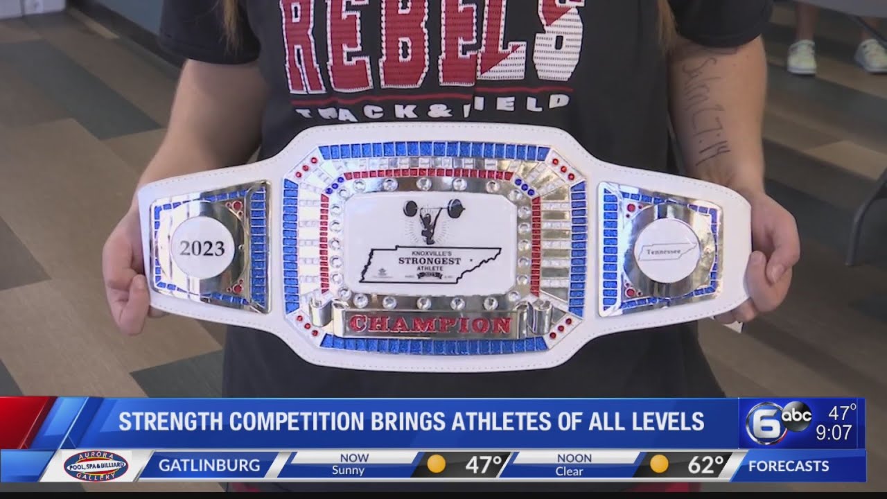 Strength competition brings athletes of all levels - YouTube