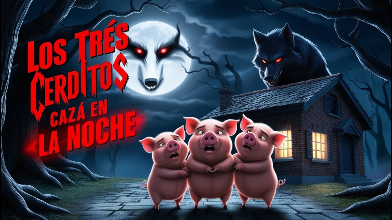 Los Tres Cerditos: La Noche del Lobo Acechante | Historia de Suspenso ...